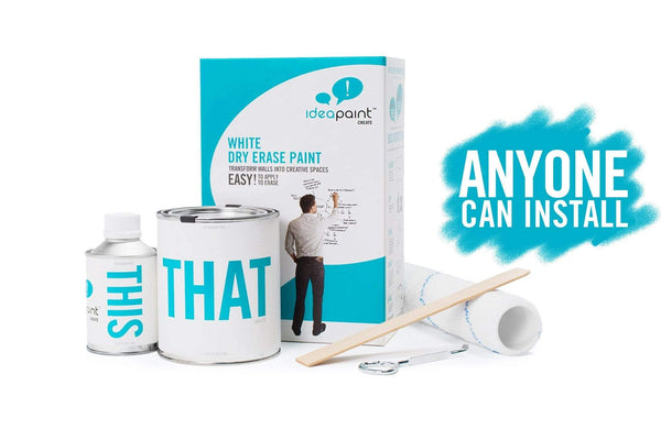 IdeaPaint CREATE White Dry Erase (Whiteboard) Paint Wall Paint ...